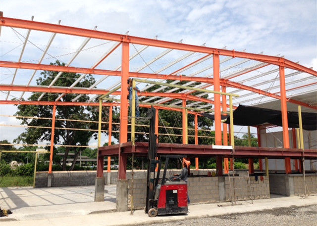 Industrial Portable Hall Steel Structure Warehouse Prefab Custom Color