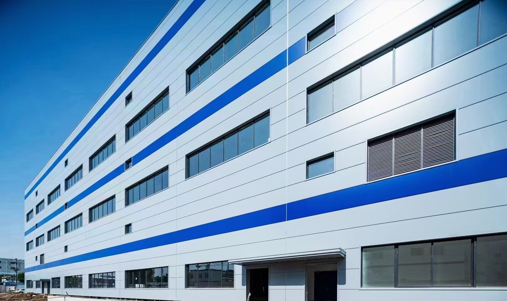 Constructional Large Span Prefab Modern Steel Logistic Warehouse ...