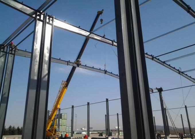Gable frame prefabricated industrial steel structure warehouse