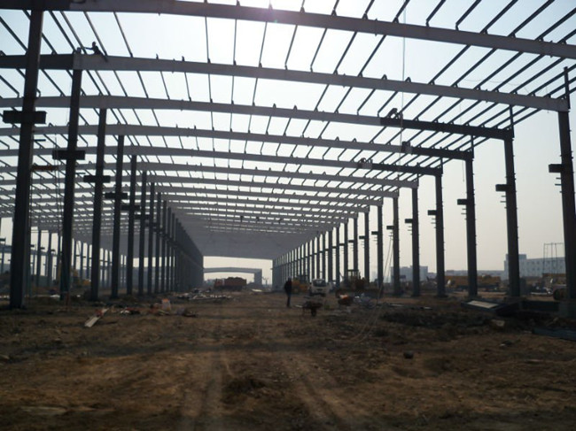Q345b High Strength Steel Structure Construction 30m Span