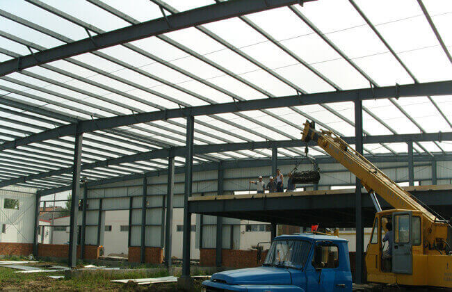 Prefab Gable Frame Industrial Durable Steel Structure Warehouse