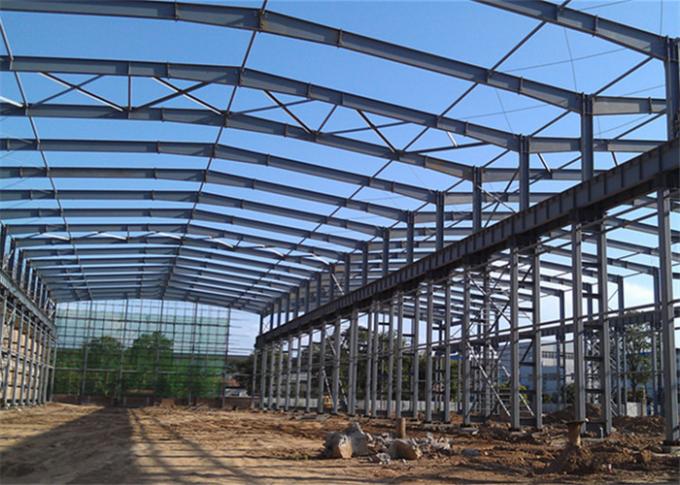 Large Span Steel Structure Workshop Building Warehouse Foundation ...