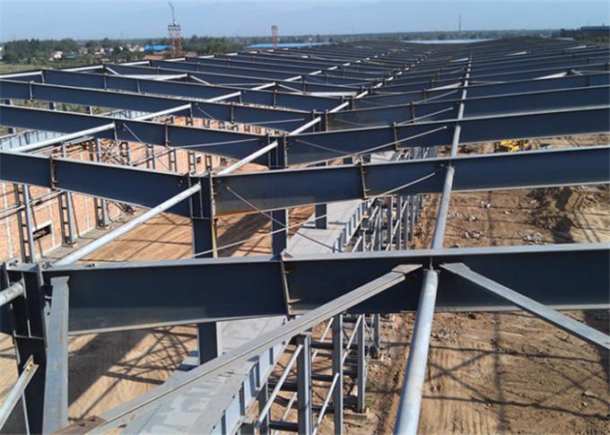 Large Span Steel Structure Workshop Building Warehouse Foundation ...