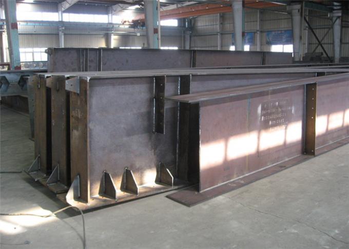 Hot Rolled / Welded Galvanized Steel Beams H Section Steel Structure ...