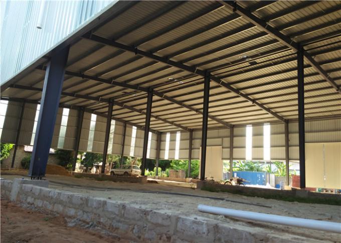 Construction Precoated Roofing Sheets Prefabricated Steel Frame ...