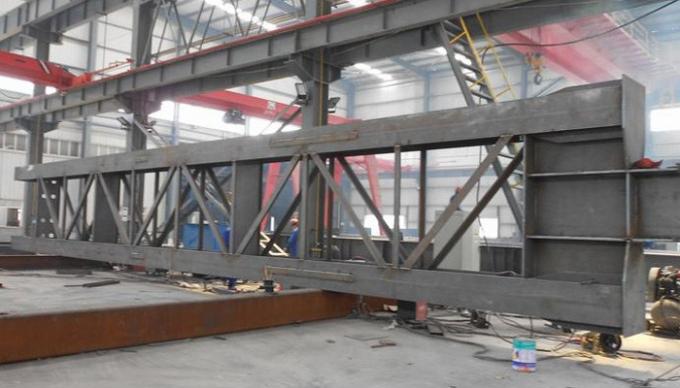 Prefabricated Structural Lattice Columns Steel Fabrication Services ISO ...