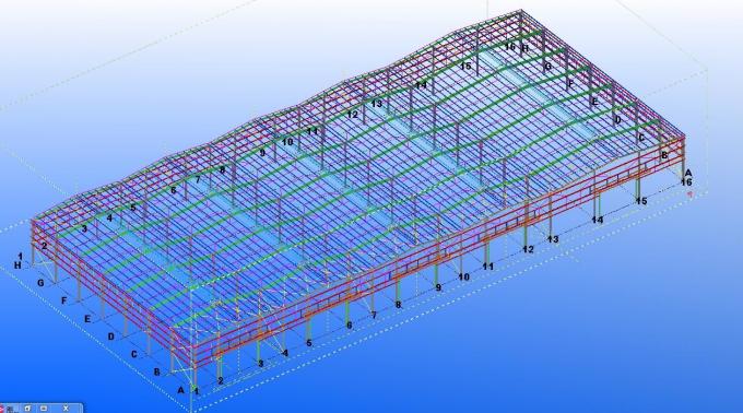 High Strength Steel Structure Frame Industrial Buildings Construction