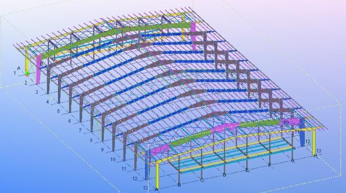 Rigid Portal Frame Prefabricated Steel Structure Warehouse Project ...