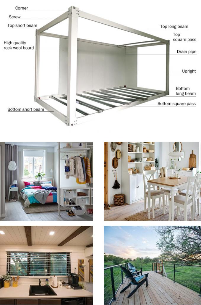 Prefabricated Fold Out Container House Mobile Portable collapsible ...