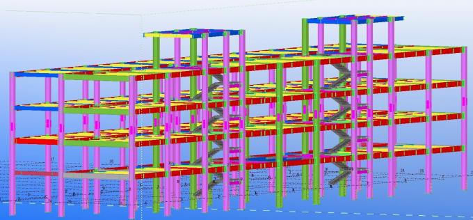 ISO Standard Prefab Structural Steel Building Frame Project One Stop ...