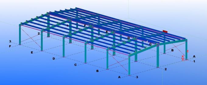 Rigid Portal Frame Prefabricated Steel Structure Warehouse Project ...